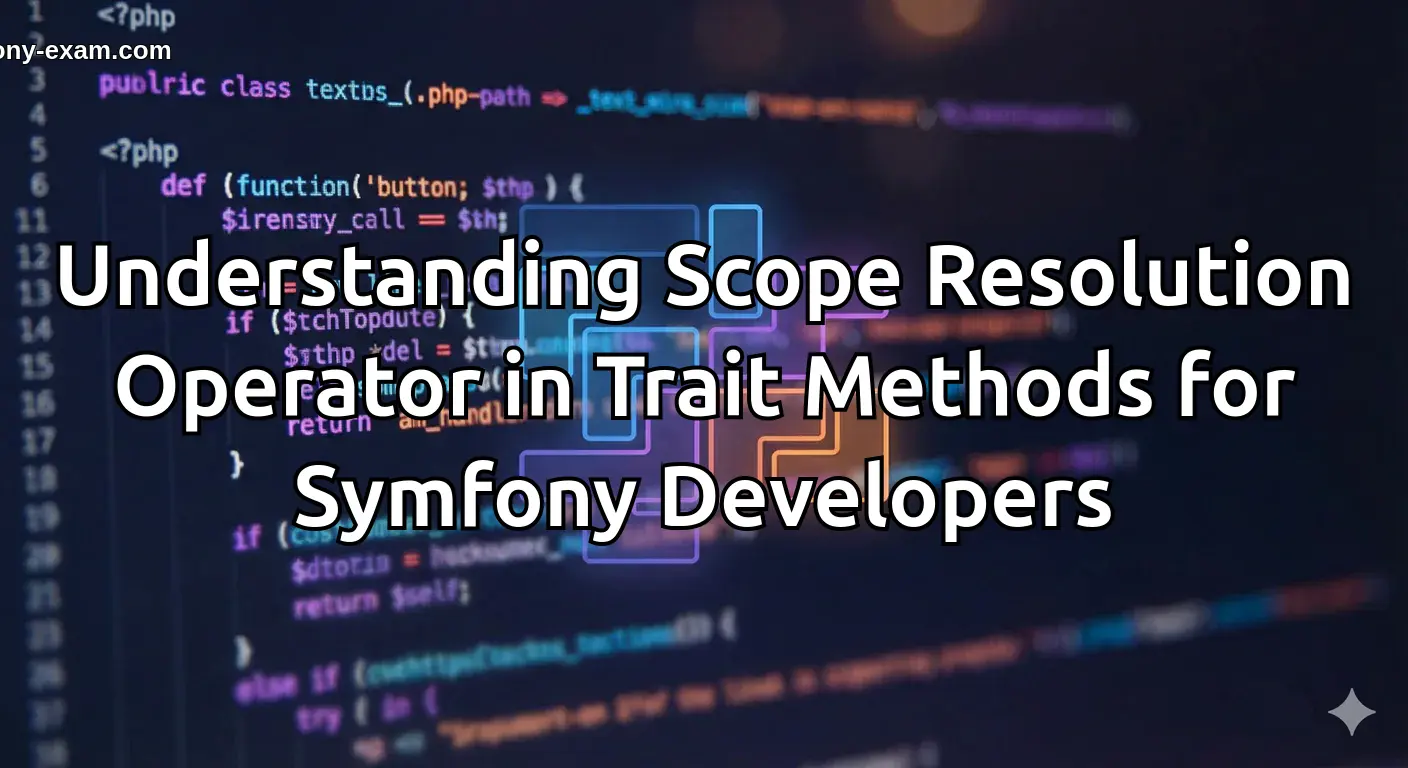 Scope Resolution Operator in Trait Methods